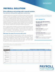 Payroll Solution – Payroll Partners
